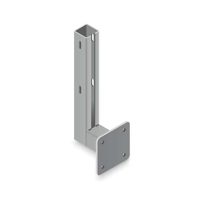 railing wall mount for square tube 60X60X5 mm