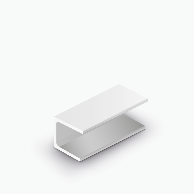 GRP U-profiles | Corrosion-free and strong fibreglass U-profiles